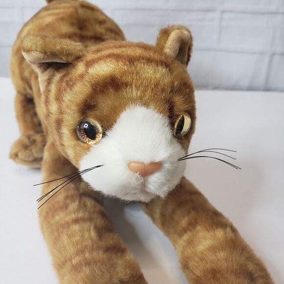 Ty | Toys | Vintage 9s Ty Realistic Tiger Cat Kelly Plush 3 Stretching ...